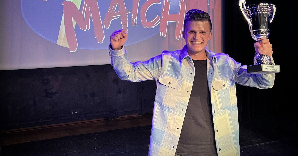 Comedians gaan graag de competitie aan tijdens Comedymatch in Pand P ...