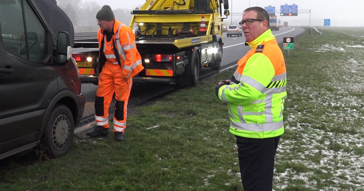 Boze man met pech spuugt weginspecteur in gezicht | Utrecht | AD.nl