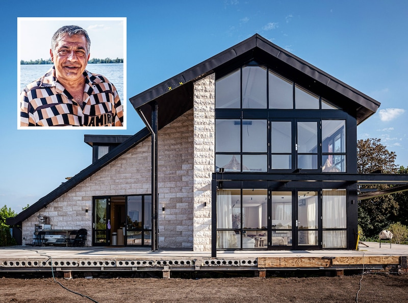 Sabah vluchtte uit Irak, nu bouwt hij grootste villa van het land met ...