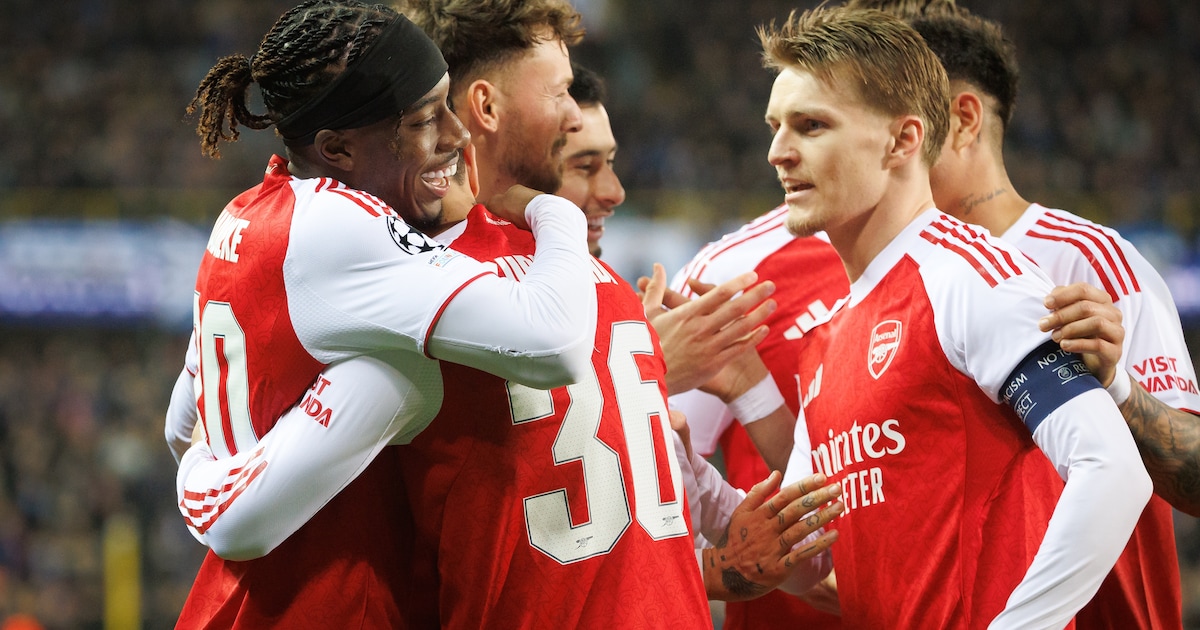 Noni Madueke maakt schitterende goal voor winnend Arsenal, Mark Flekken ...