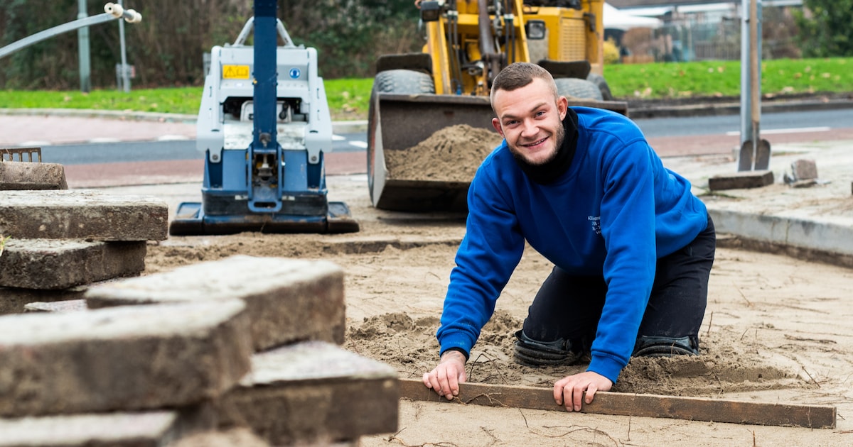 Het valt Kevin mee om in de kou te werken: ‘Als je een beetje bezig ...