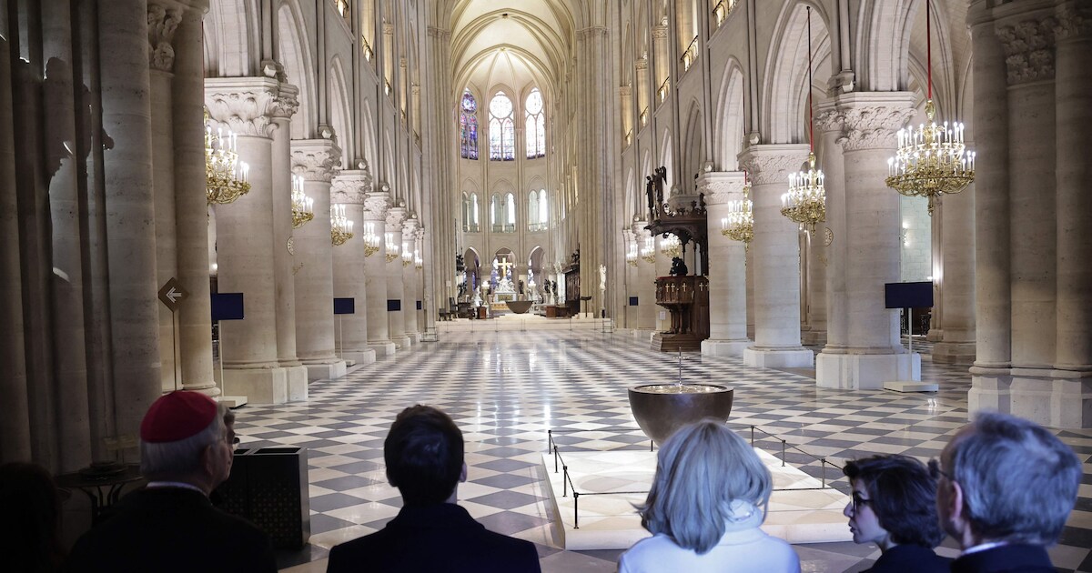 Notre-Dame gaat zes jaar na verwoestende brand weer open: ‘Wederopstanding’ | Buitenland | AD.nl