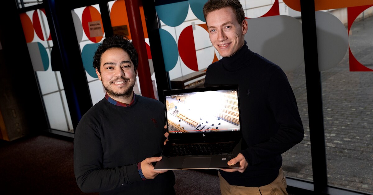 Deze start-up biedt met app bestuurbare robots om distributiecentra te ontlasten | Delft | AD.nl