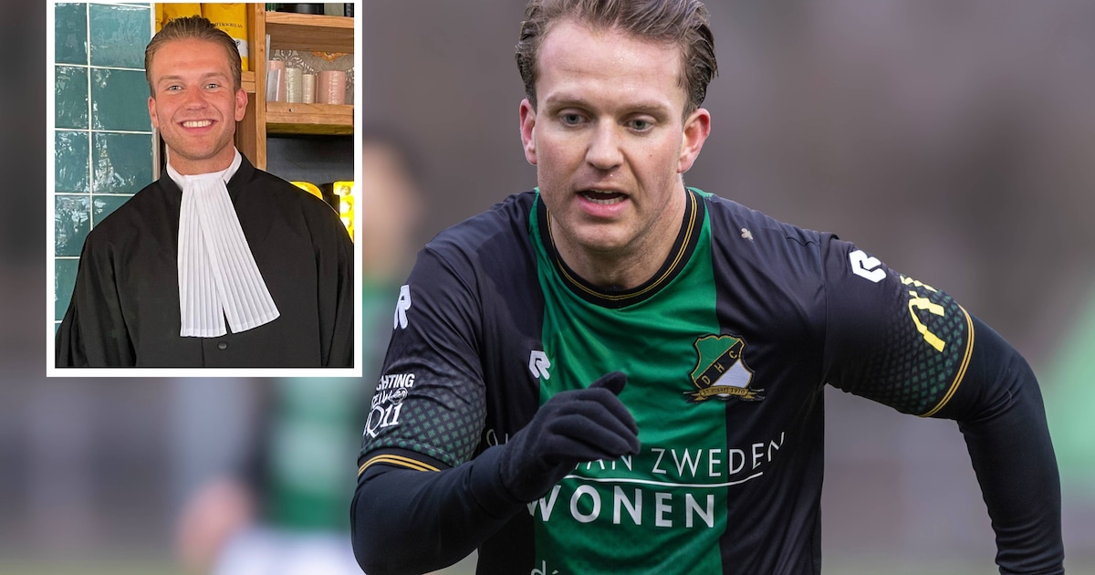 Amateurvoetballer Jelle (26) is ook advocaat: ‘Ik draag liever een toga ...