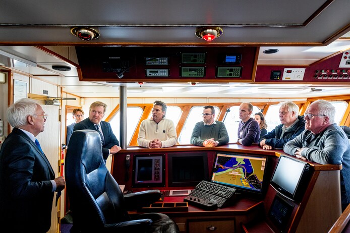 Koning bezoekt vissers in Stellendam: ‘Hij is oprecht geïnteresseerd ...