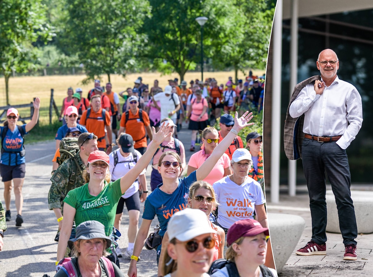 Burgemeester Van Eert loopt zijn eerste Vierdaagse en nodigt ...