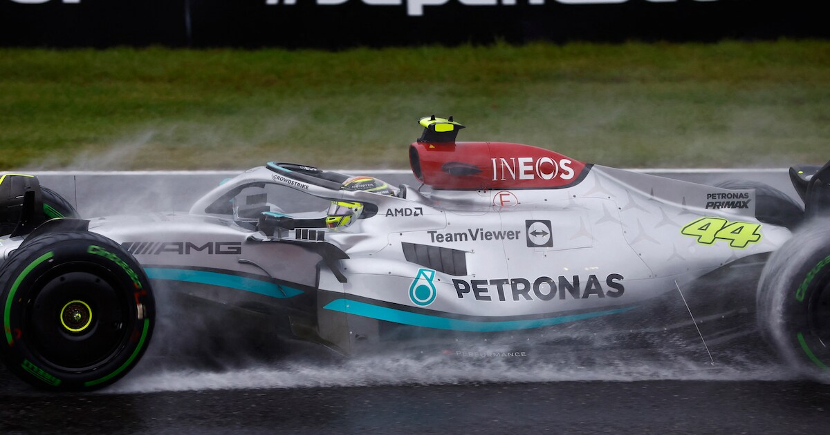 Russel en Hamilton in Mercedes te snel voor Verstappen in VT2 | Formule ...