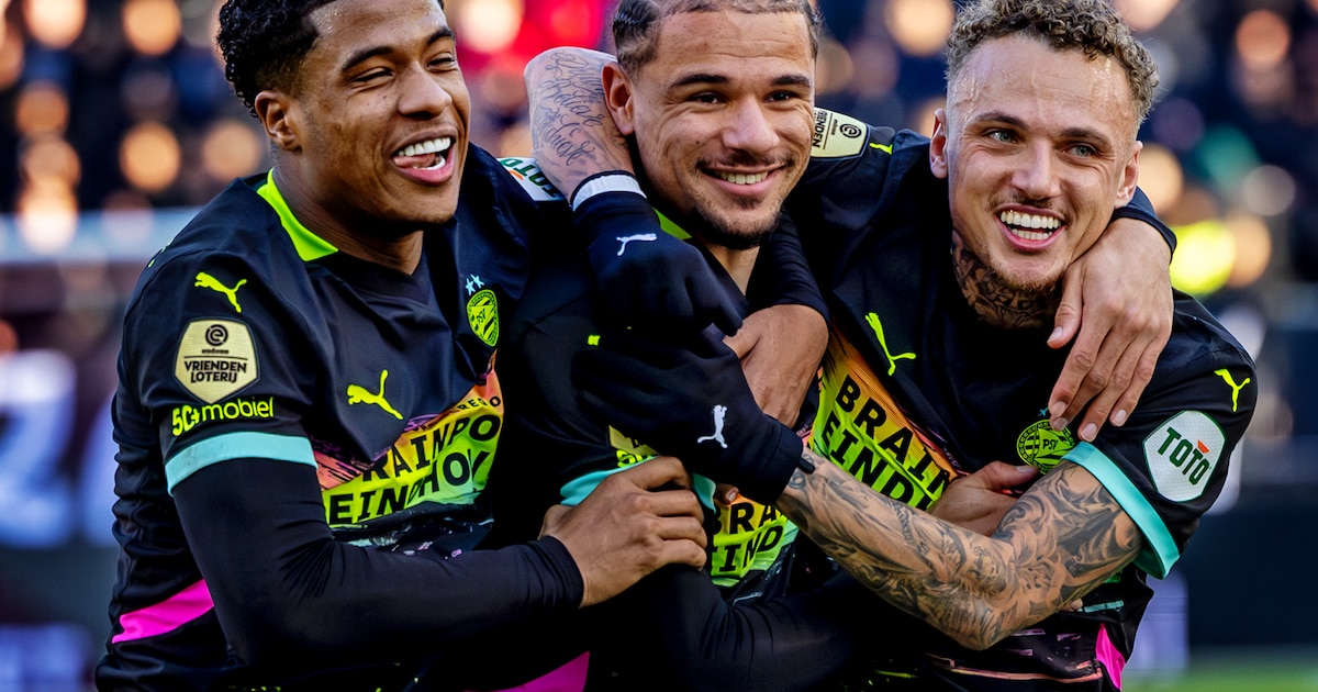 PSV maakt na rust het verschil in doelpunt­rij­ke topper tegen FC ...
