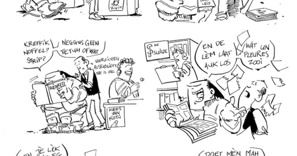 Eerbetoon precies jaar na dood tekenaar Marnix Rueb | Den Haag | AD.nl