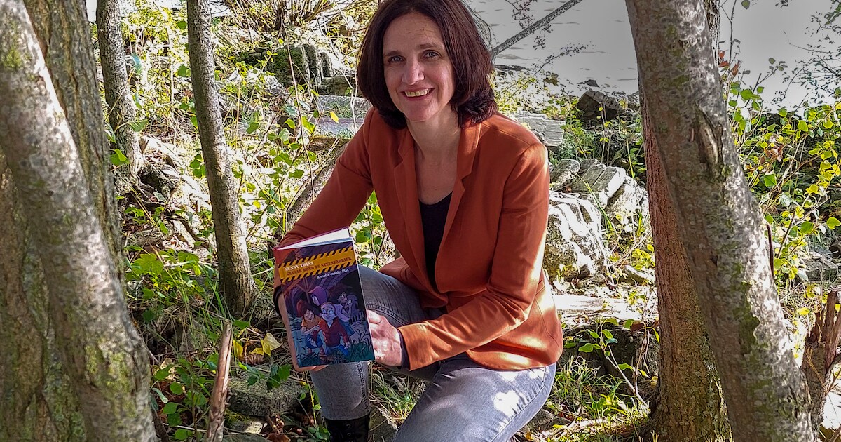Kinderboekenschrijfster Annette van der Plas uit Vuren neemt kinderen ...