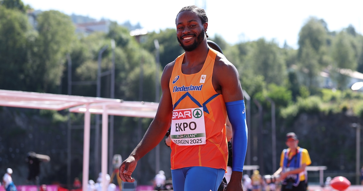 Hagenaar Nsikak Ekpo (22) wint zilver bij zijn laatste kans: ‘Het zegt wel iets over mijn vorm ...