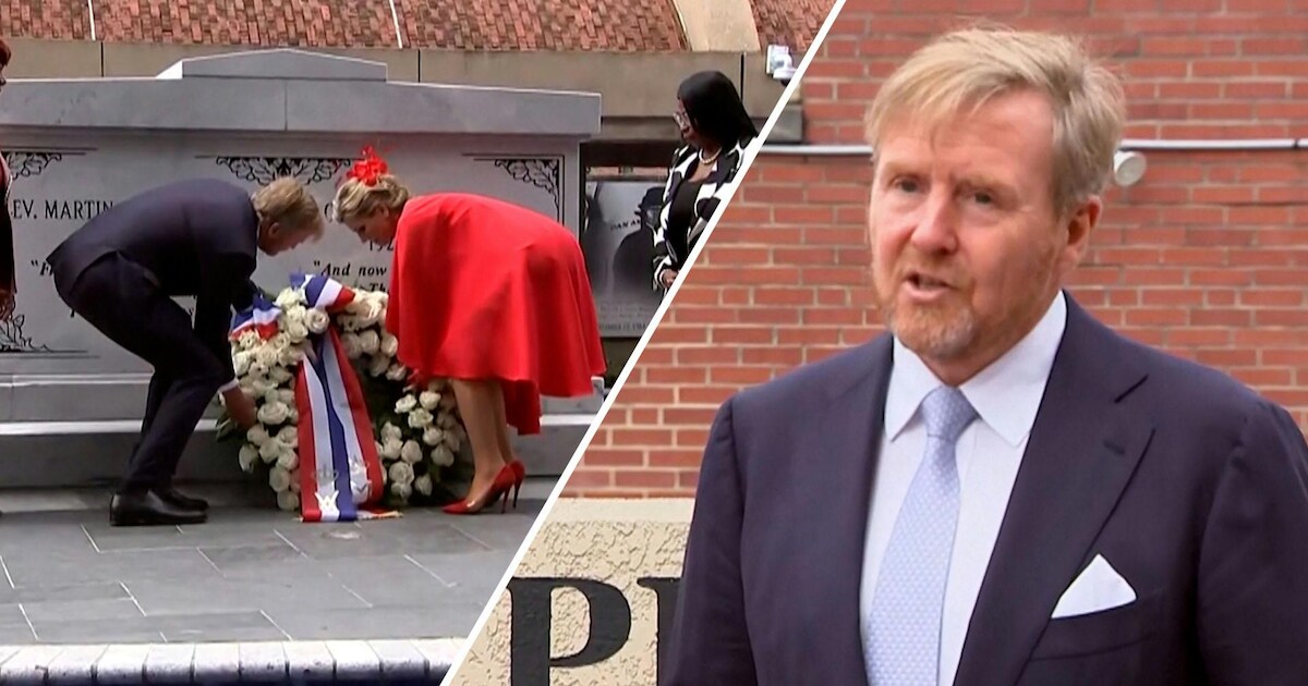 VIDEO | Koning en koningin leggen krans bij graf van Martin Luther King ...