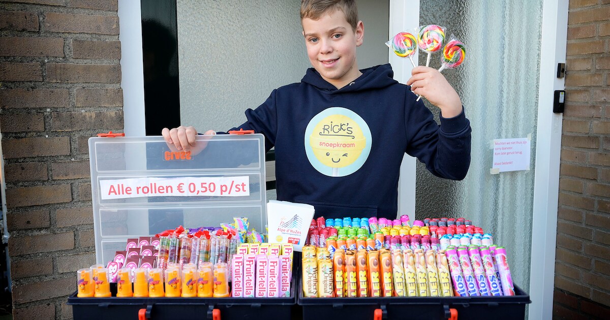 Rick wil door met zijn snoepkraam voor het goede doel: ‘Maar als ik zit ...
