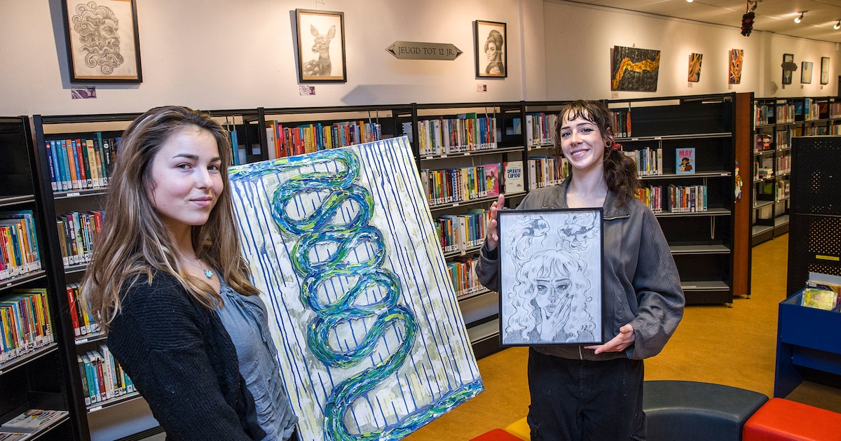 Ira (21) en Fee (23) kregen meer zelfvertrouwen door tekenen: ‘Je kan ...