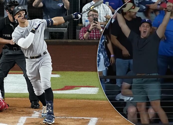 Yankees-held Aaron Judge slaat record-homerun, maar fan vangt de ...