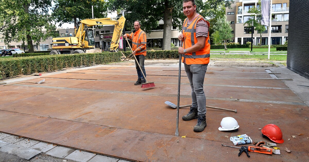 Stomverbaasd zag Joseph Semah dat zijn kunstwerk was verdwenen van de ...