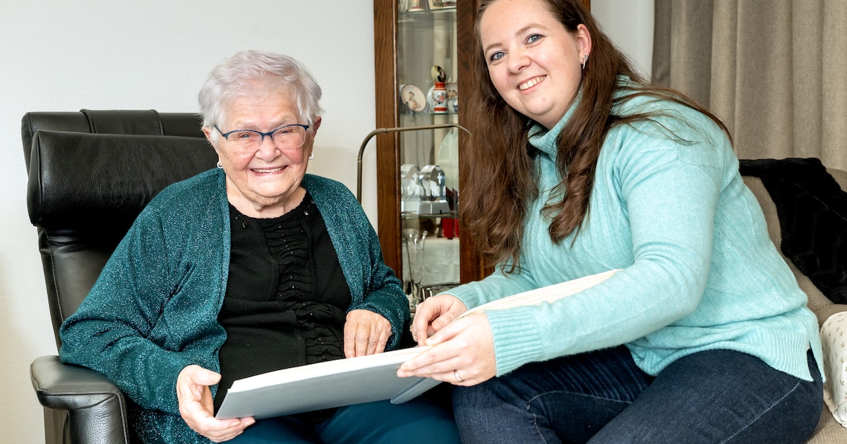 Lisa (33) en Oma Alie (95) houden van gezelligheid: ‘We lachen altijd ...