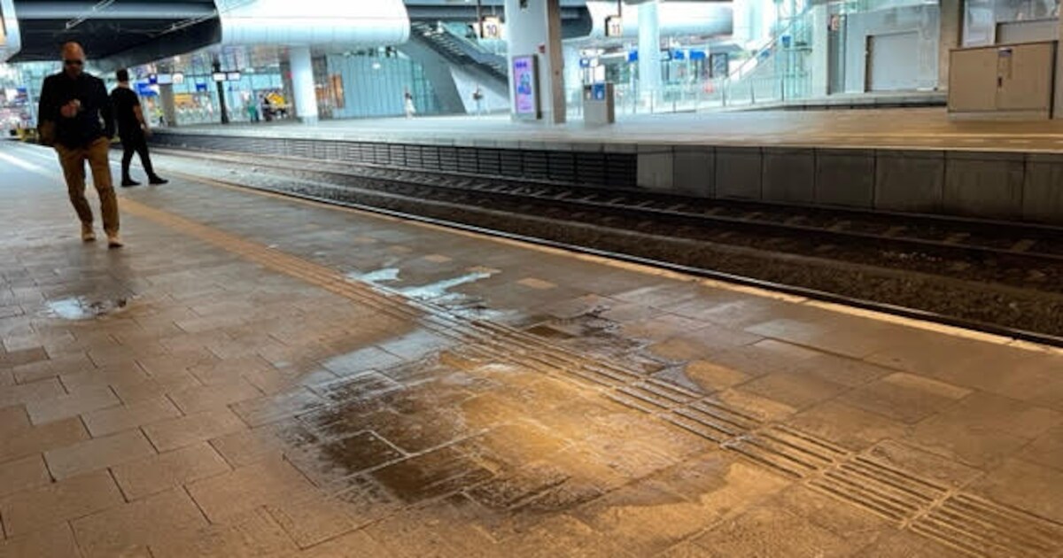 Vieze, maar toch ook wel fascinerende vlek op spoor 9 gaat dan toch ...