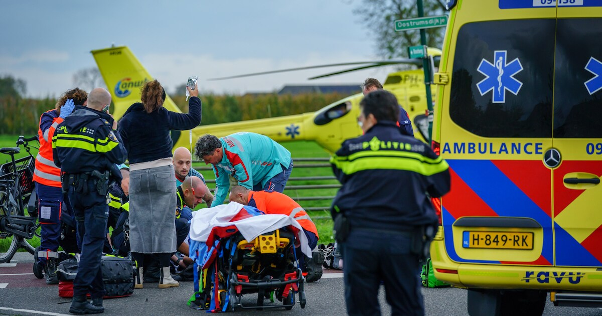 Man op elektrische fiets gewond bij botsing met auto in Houten ...