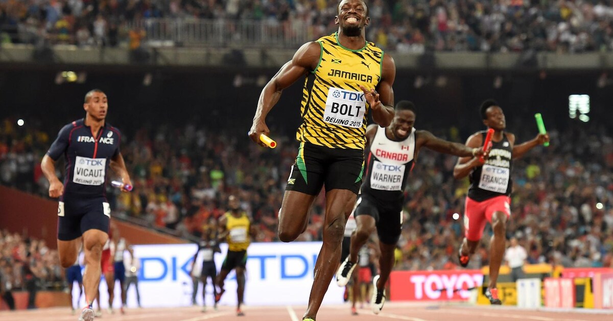 Usain Bolt in slow motion is óók attractie | Sport | AD.nl