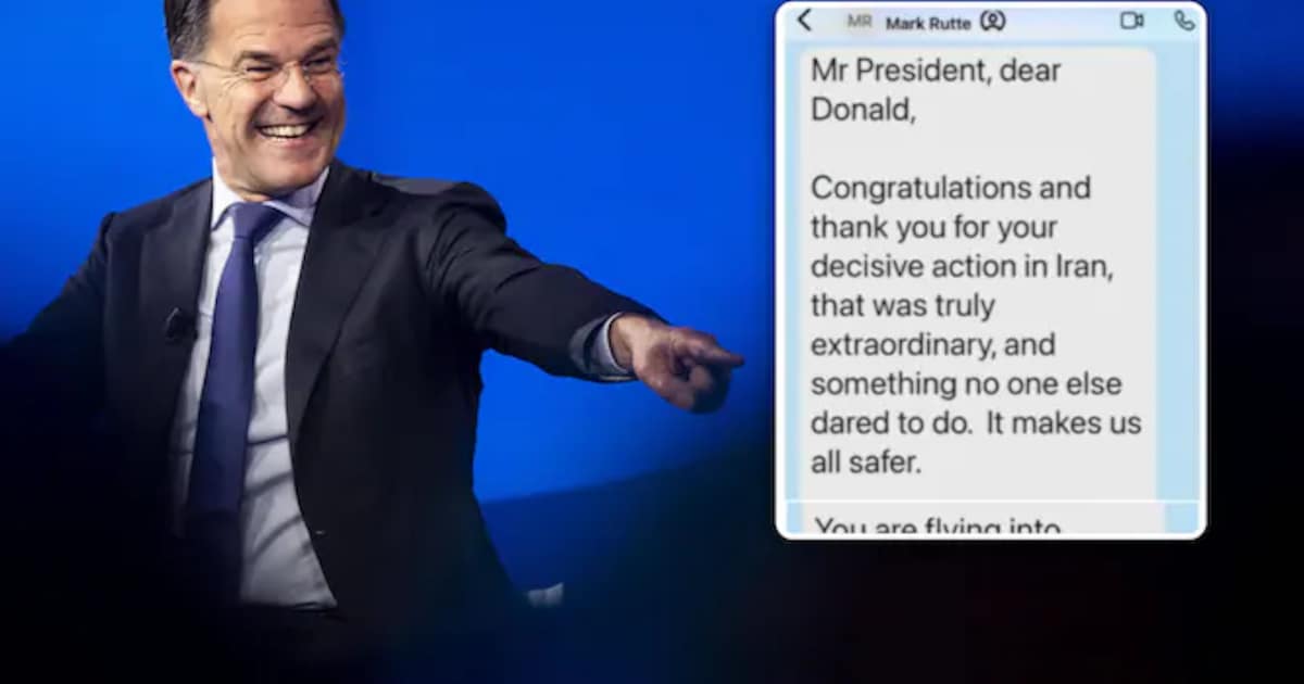 Rutte in felicitatie-appje aan Trump: ‘Dankzij jou gaat Europa fors ...