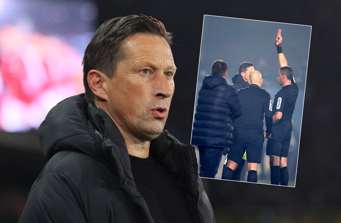 Voormalig PSV-coach Roger Schmidt wordt bekogeld, krijgt rood en haalt ...