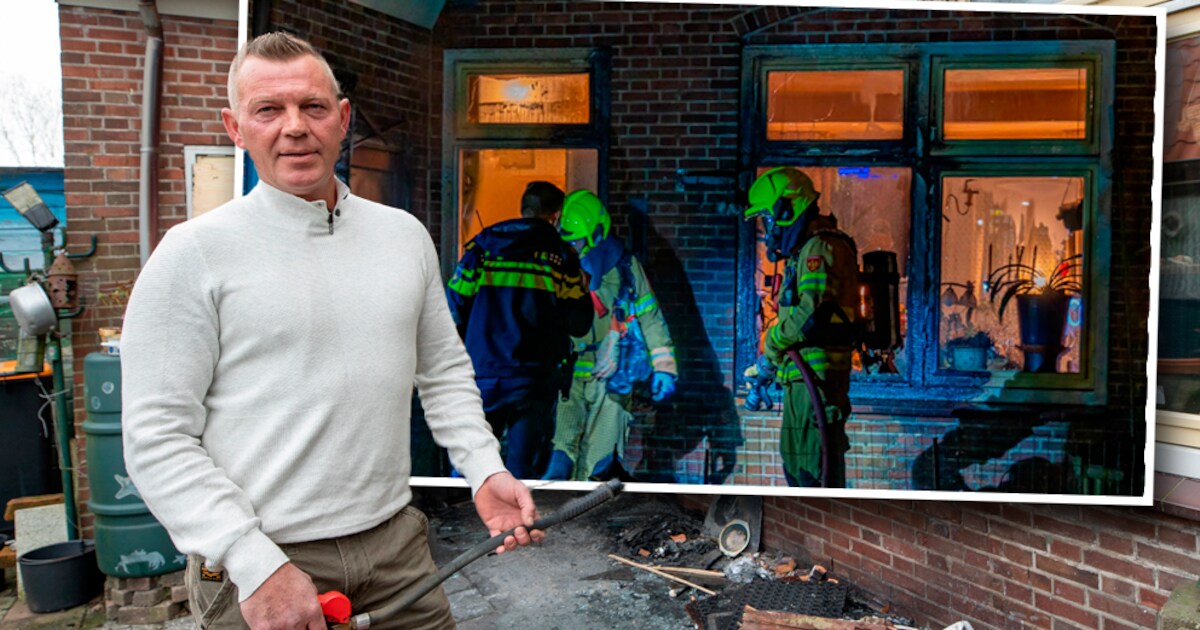Everhard (47) wacht geen seconde en blust oplaaiende brand bij bejaarde ...