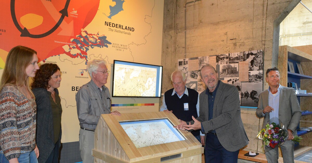 Code Rood: weer, wind en zee van 1953 op een grote wand | Zeeland | AD.nl