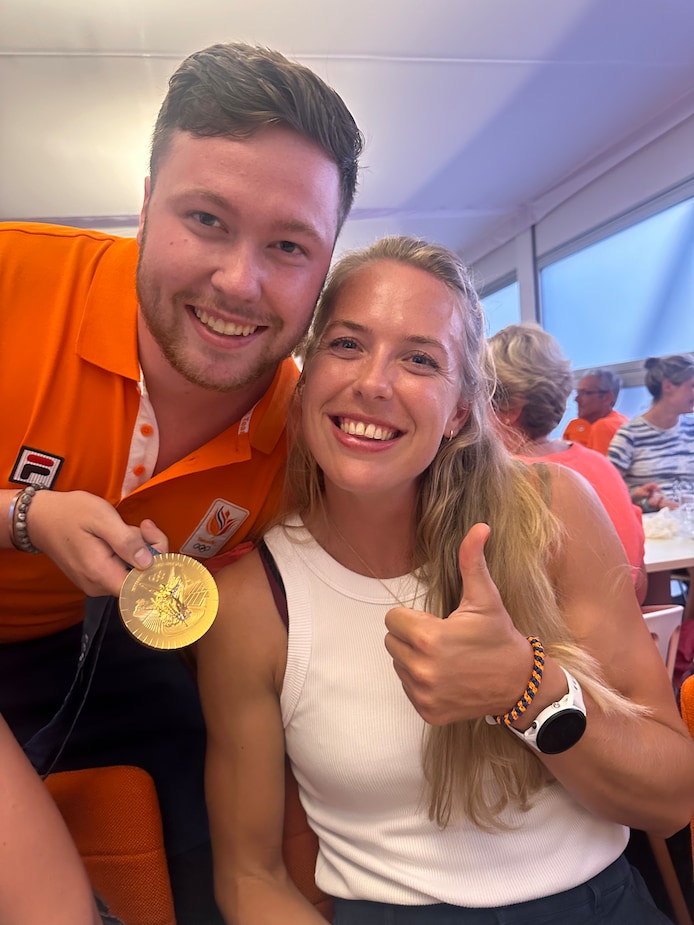 Dordtenaar Max Bouman werkte in het TeamNL Huis tijdens de Olympische ...