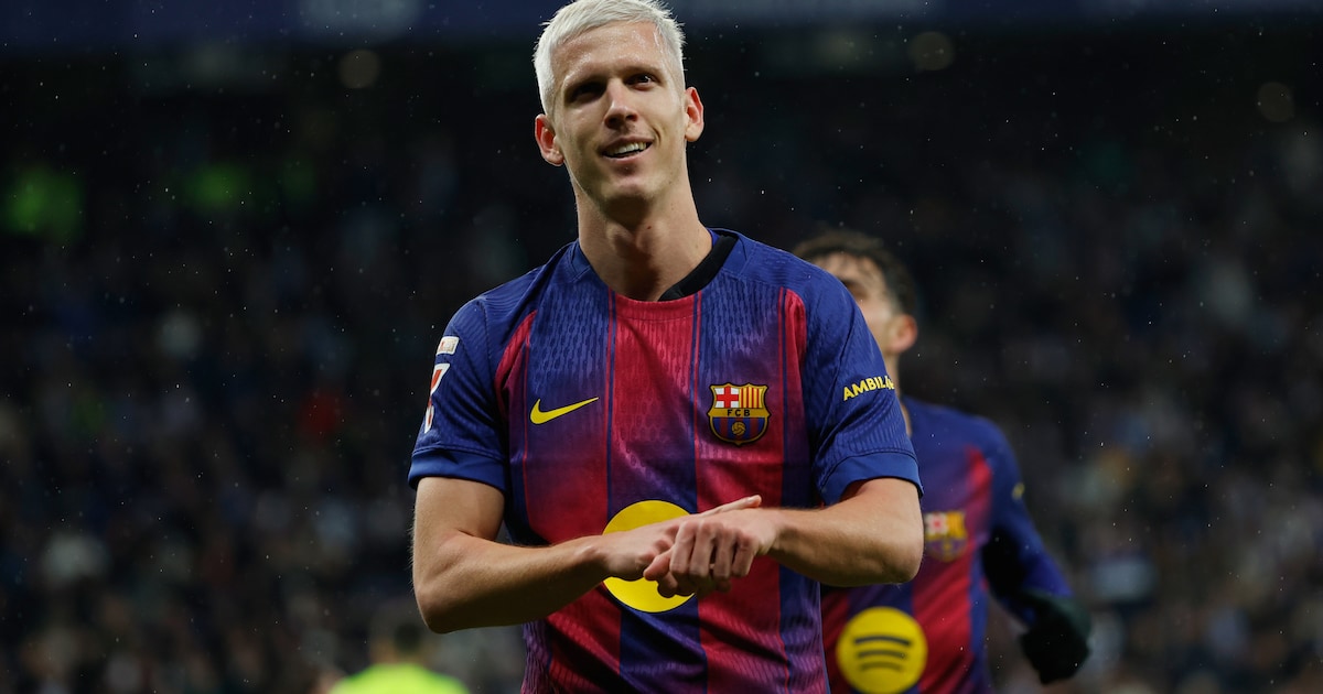 Barcelona slaat in slotfase toe dankzij prachtgoal Dani Olmo en klopt ...