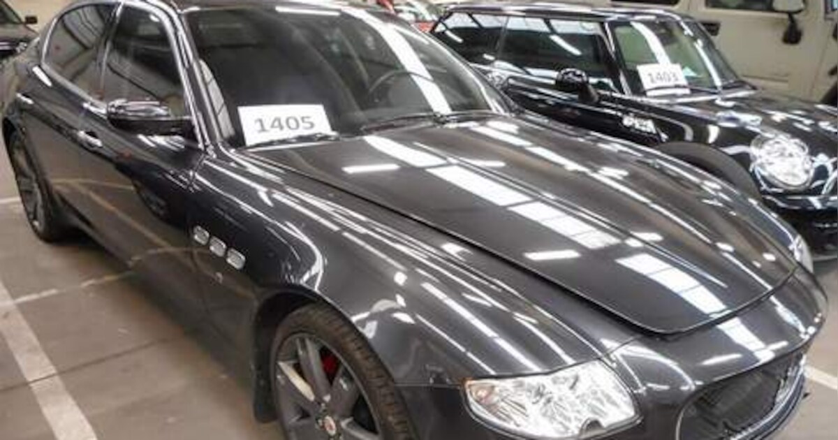 Maserati voor een prikkie, heeft niet altijd binnen gestaan ...