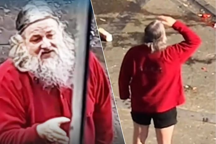 Nieuwe beelden opgedoken van Marc Dutroux, die wordt bekogeld in ...