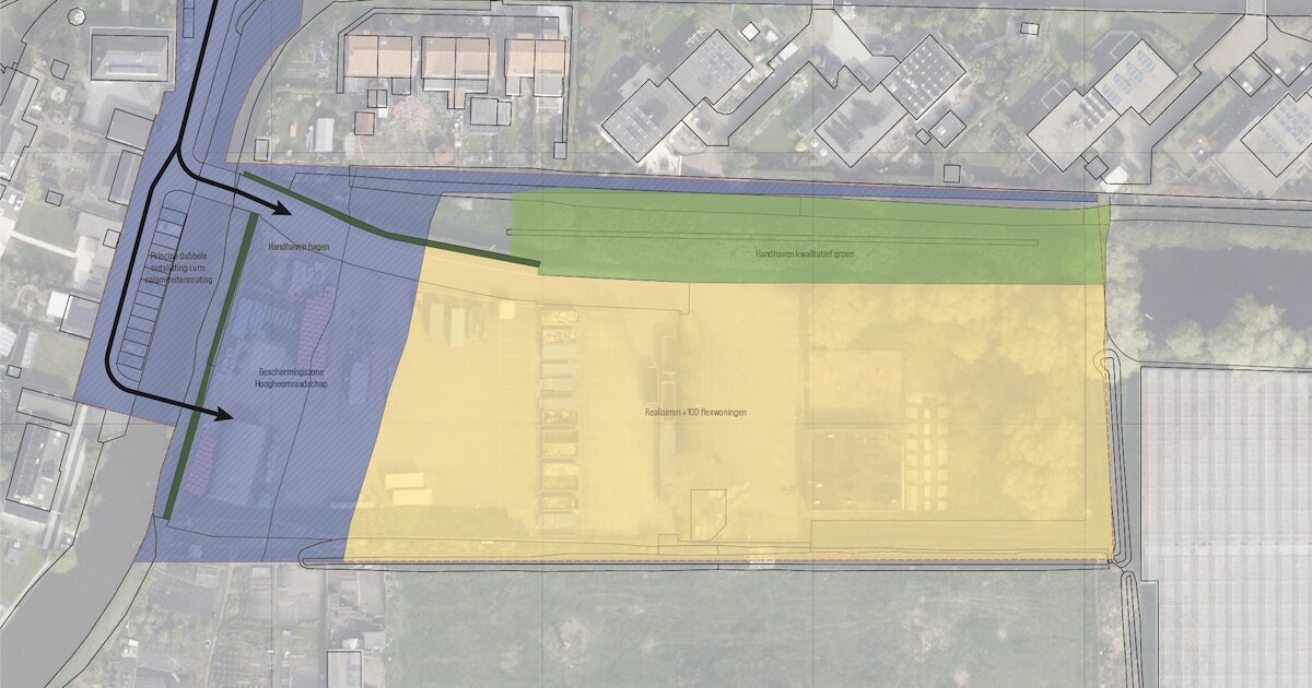 Veel bewoners bang dat het straks gedaan is met rust door komst 100 flexwoningen aan Molenweg ...