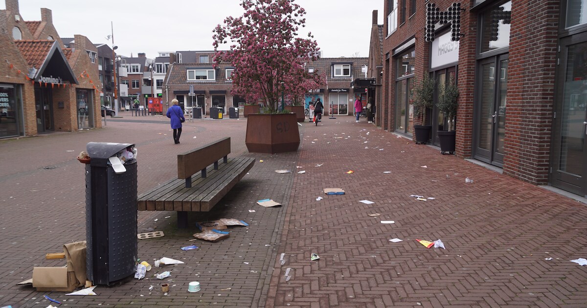 Rotzooi in Bunschoten na Koningsdag: gemeente ruimt restanten op ...