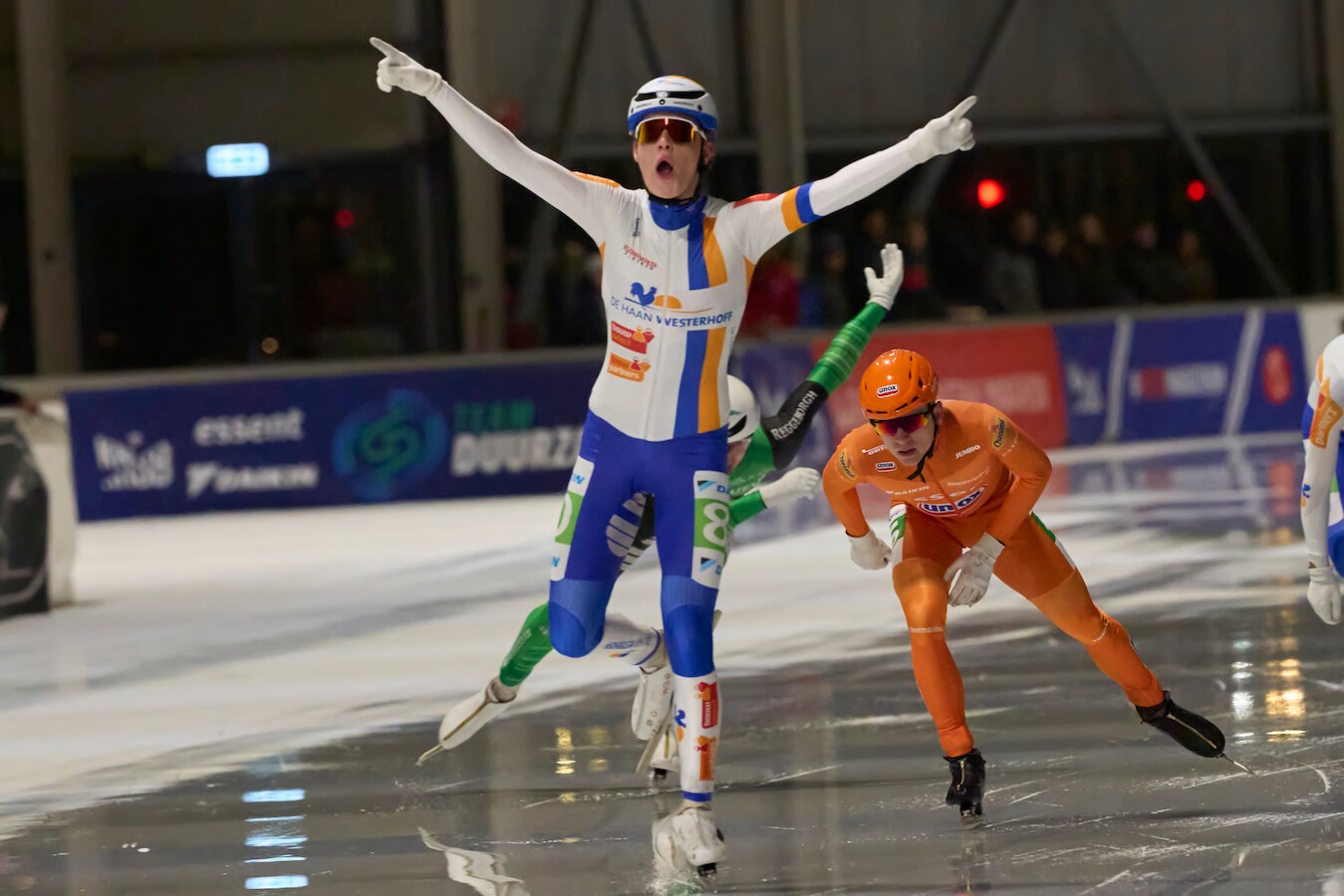 Bijna was de wedstrijd van Christian Haasjes ten einde, maar in Breda ...