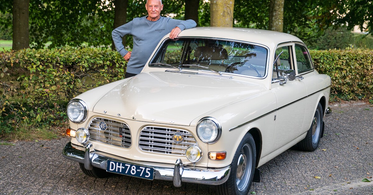 Evert leent zijn Volvo Amazon graag als trouwauto: ‘Leuk om bruidsparen ...