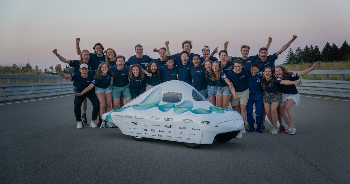 Missie volbracht: met deze lichtgewicht auto verbreken studenten ...