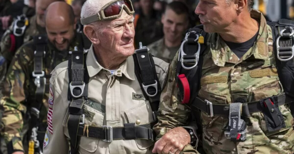 Amerikaanse veteraan Tom Rice overleden, sprong in 1944 boven Nederland ...