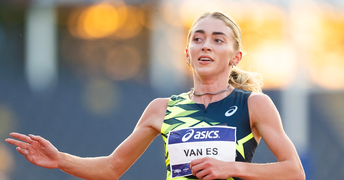 Diane van Es loopt Europees record van Sifan Hassan op de 5 kilometer ...