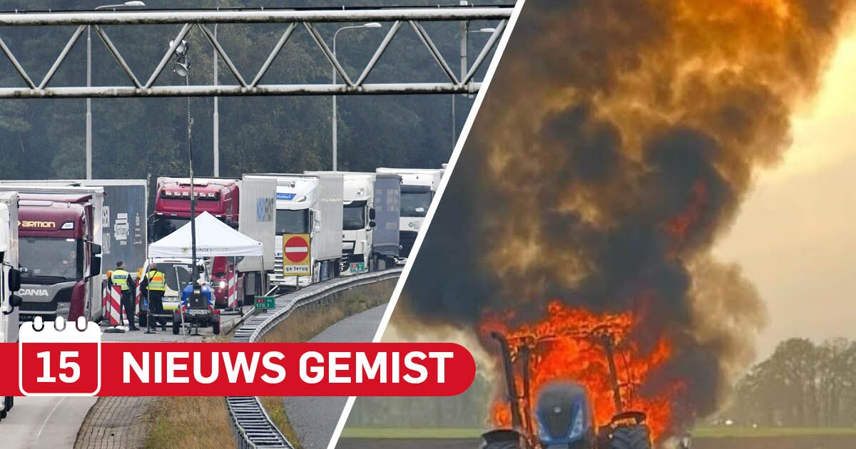 Gemist? Zorgen om grenscontroles op de A1 & Landbouwvoertuig uitgebrand ...