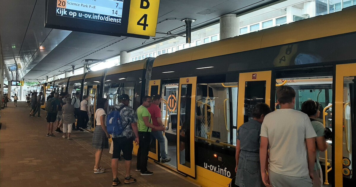 Tramverkeer tussen Utrecht Centraal en Utrecht Science Park weer hervat ...