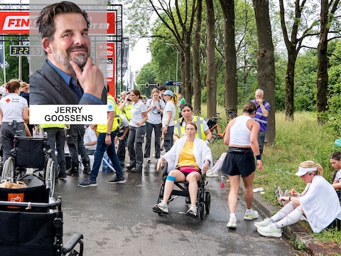 Jerry over hitteberoertes bij marathon: ‘Van leven ga je sowieso dood ...