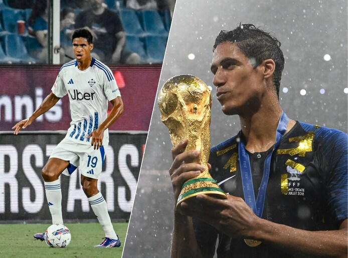 Oud-wereldkampioen Raphaël Varane (31) stopt ermee na 23 minuten in ...