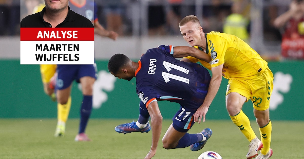 Dat beeld van Oranje in de slotfase tegen Litouwen zei meer dan duizend ...