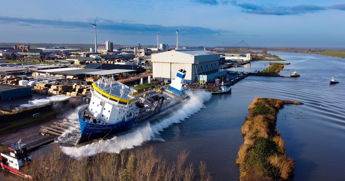 Op deze scheeps­werf bouwen ze de boot van de toekomst | Regio | AD.nl