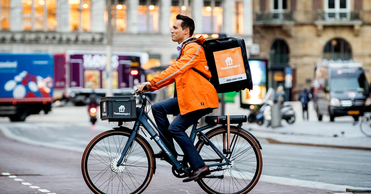 Stevig verlies voor moederbedrijf Thuisbezorgd.nl | Economie | AD.nl