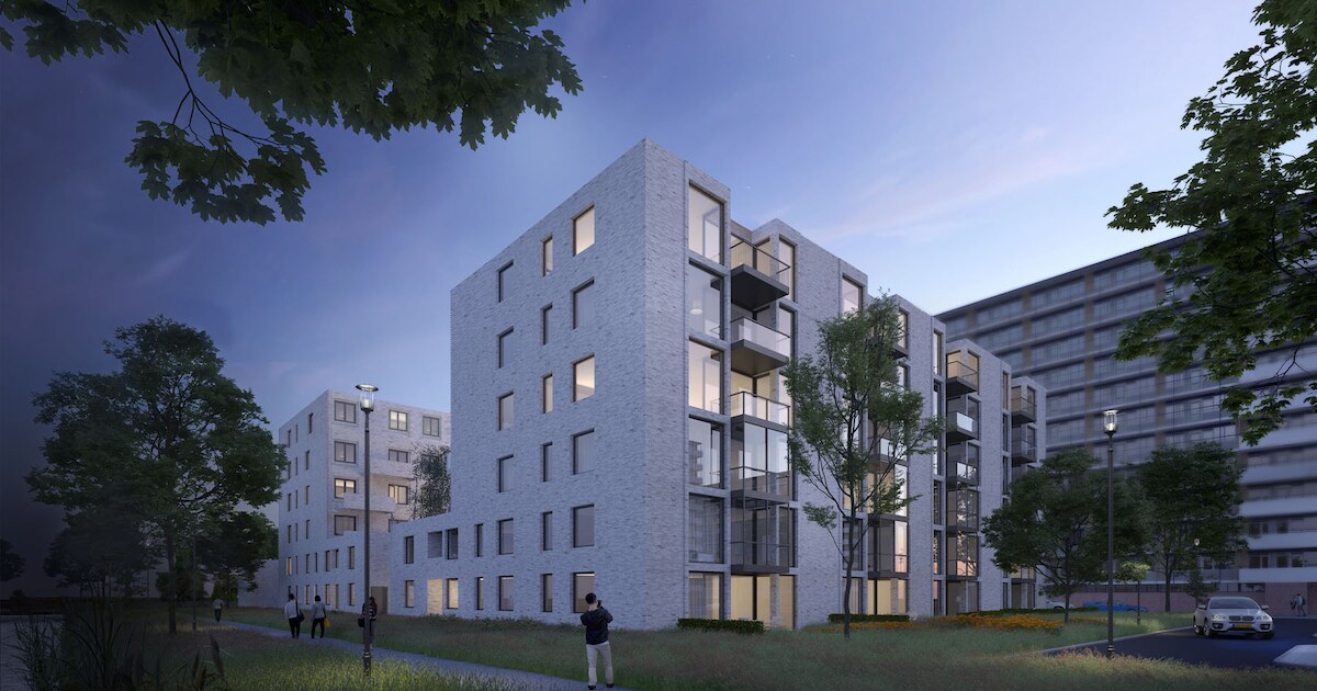 Dit nieuwbouwproject in Rotterdam-Oost wordt nog dit jaar opgeleverd ...