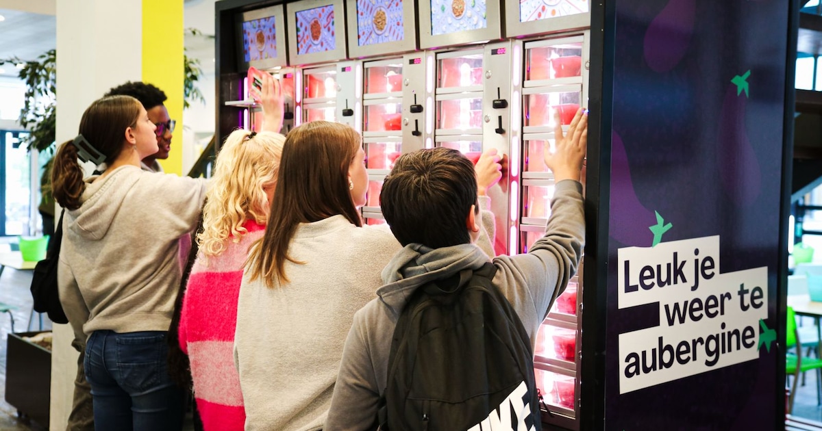 Op deze school staat eerste gezonde snackmuur van Nederland: ‘FEBO was ...