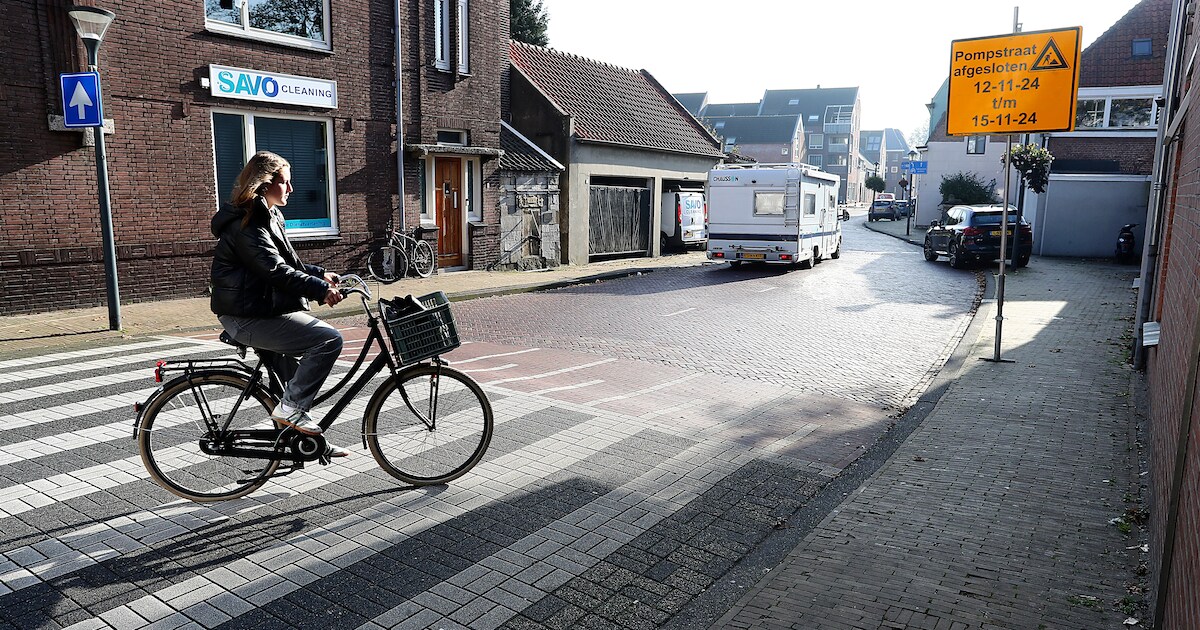Spookrijden voor verkeersveiligheid: Pompstraat dicht voor verleggen ...