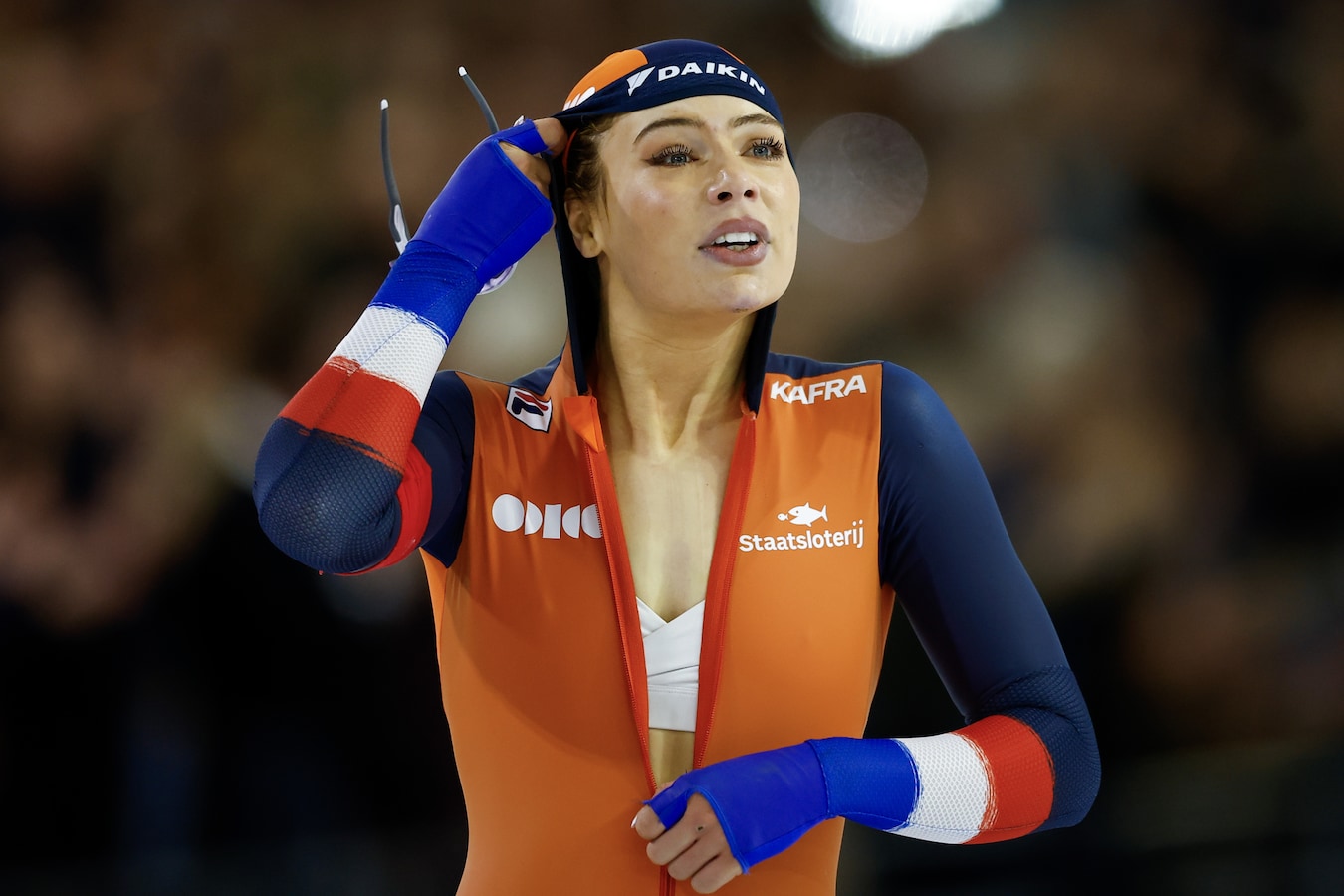 Jutta Leerdam maakt indruk na verkeersongeluk: zege op 1000 meter in Thialf | Foto | AD.nl